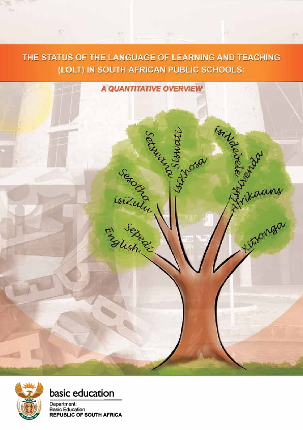 (PDF) The Status of Learning and Teaching in South African Public Schools 1