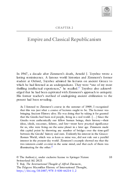 (PDF) Chapter 2 "Empire and Classical Republicanism" (Preview)