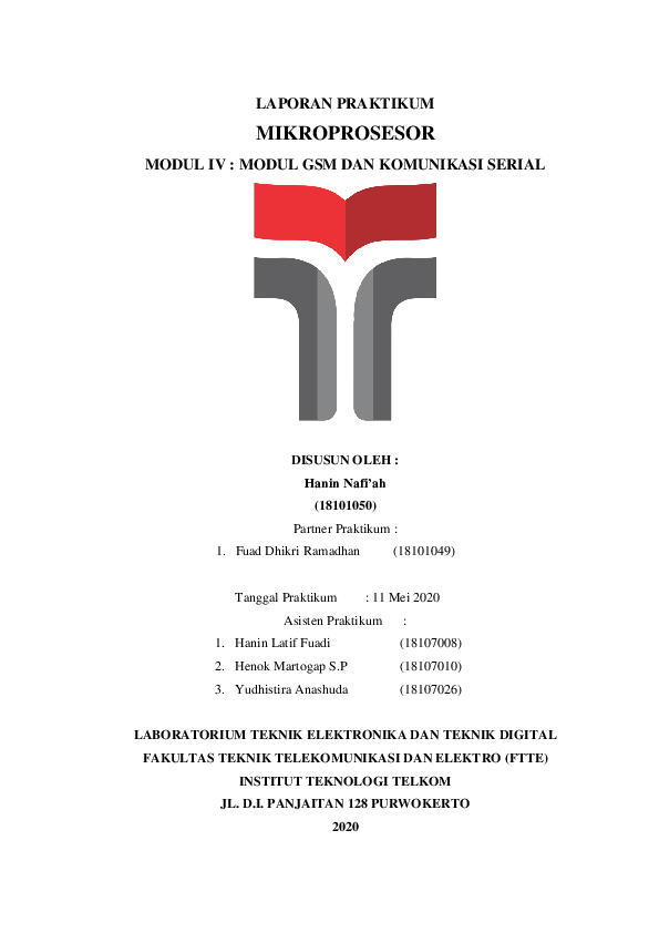 (PDF) Laporan Praktikum Mikroprosesor Modul 4