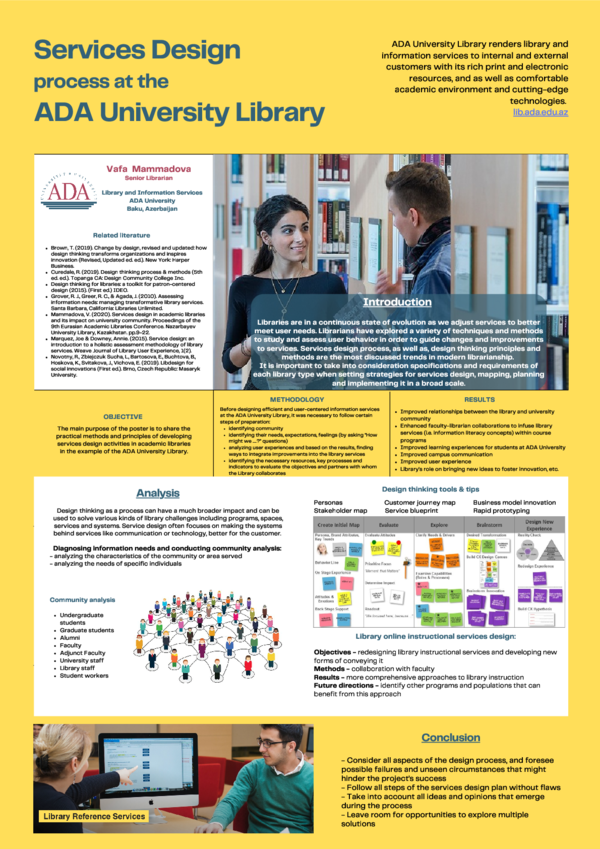 (PDF) Services Design Process at the ADA University Library [Poster]