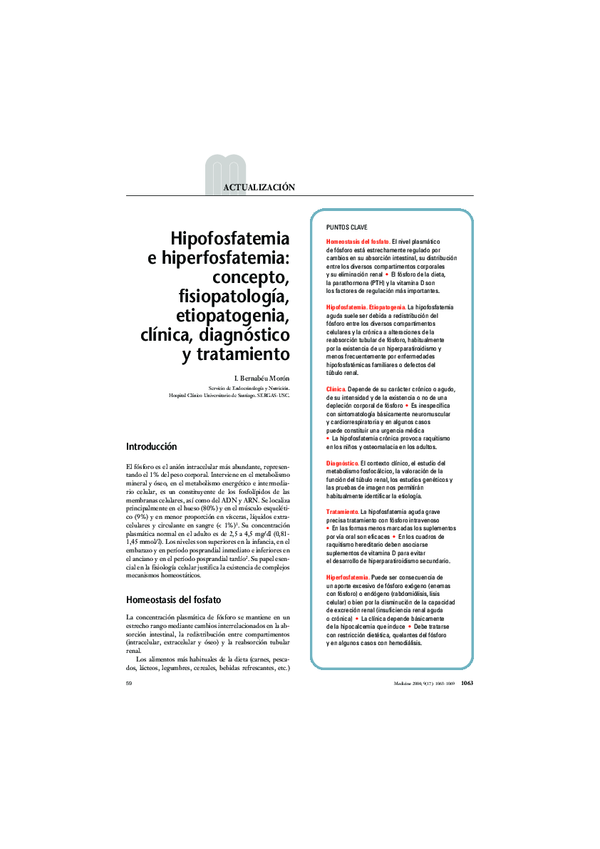 (PDF) Hipofosfatemia e hiperfosfatemia: concepto, fisiopatología ...