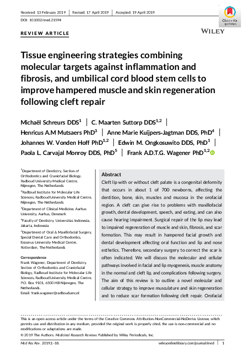 (PDF) Tissue engineering strategies combining molecular targets against ...