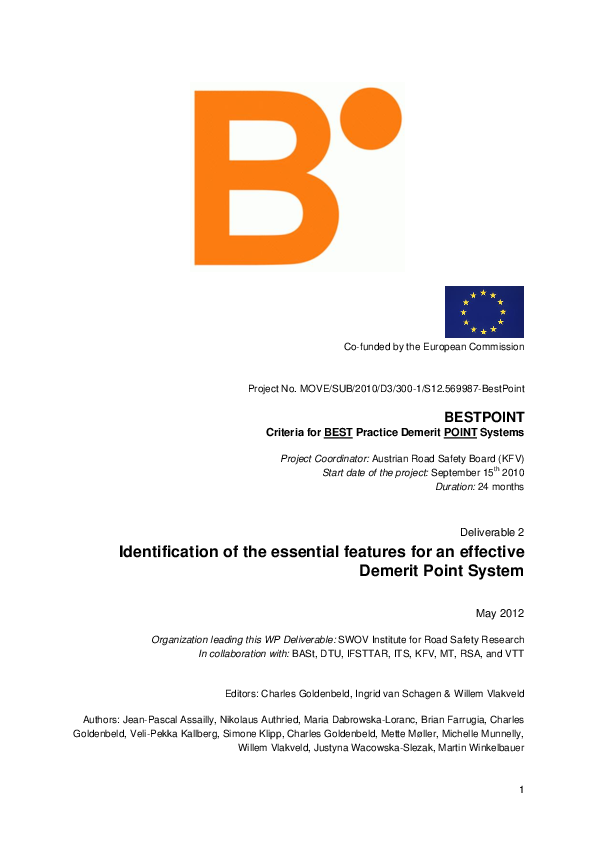 (PDF) Identification of the essential features for an effective Demerit ...