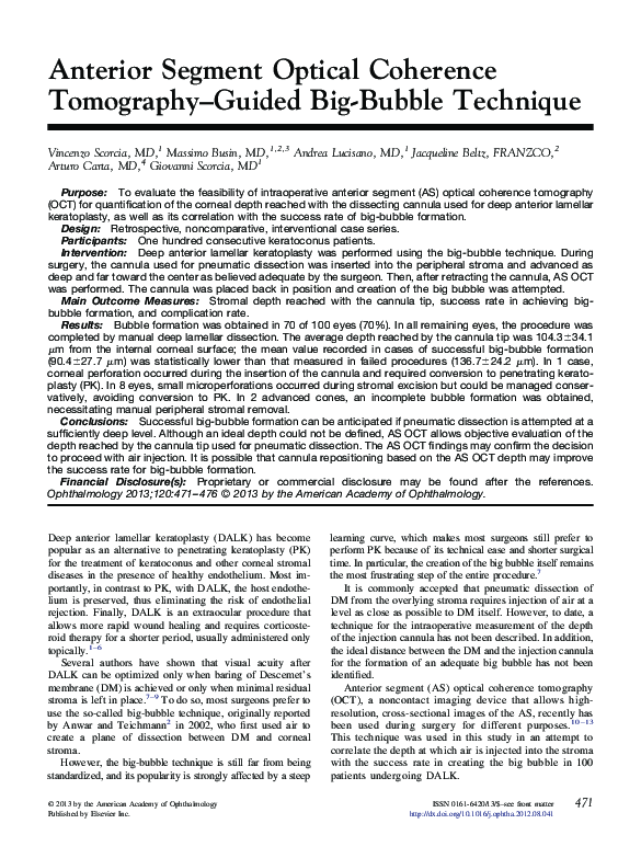 (PDF) Anterior Segment Optical Coherence Tomography of Conjunctival Nevus
