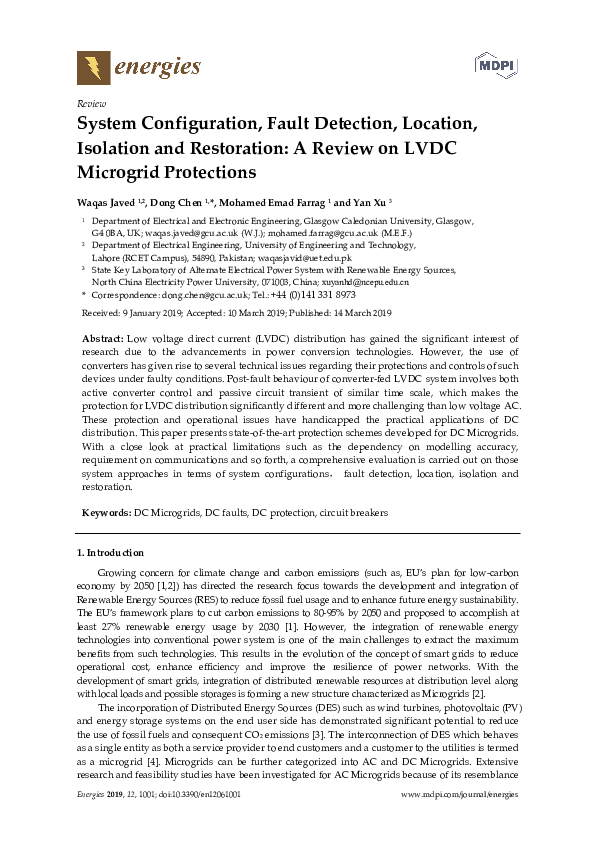 Pdf System Configuration Fault Detection Location Isolation And Restoration A Review On
