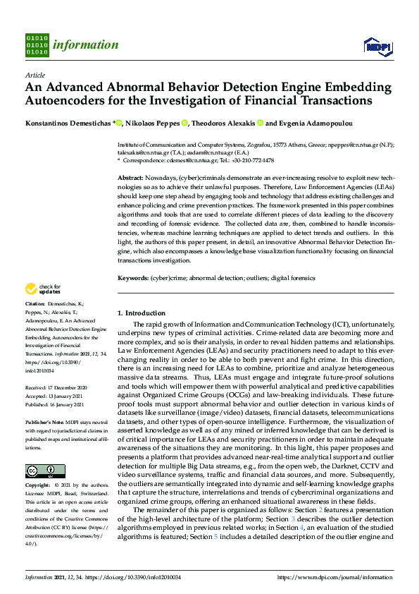 (PDF) An Advanced Abnormal Behavior Detection Engine Embedding ...