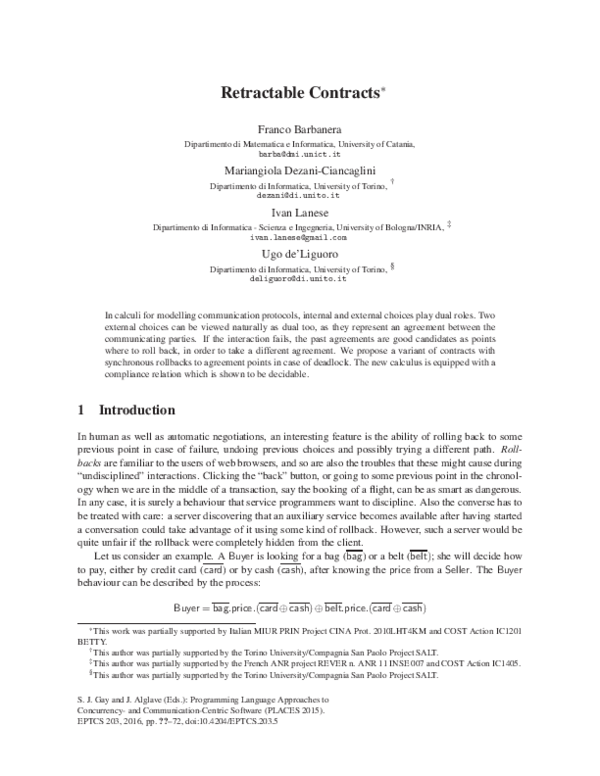 (PDF) Retractable Contracts
