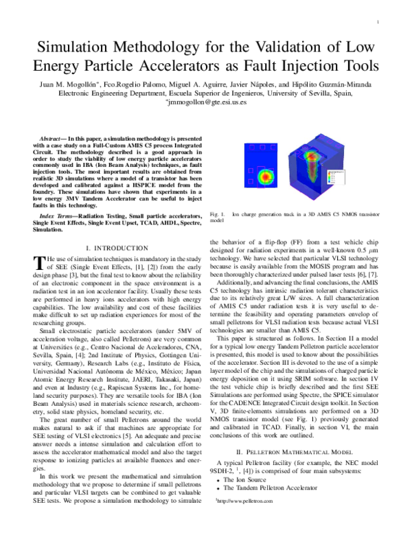 (PDF) Validating Low Energy Particle Accelerators