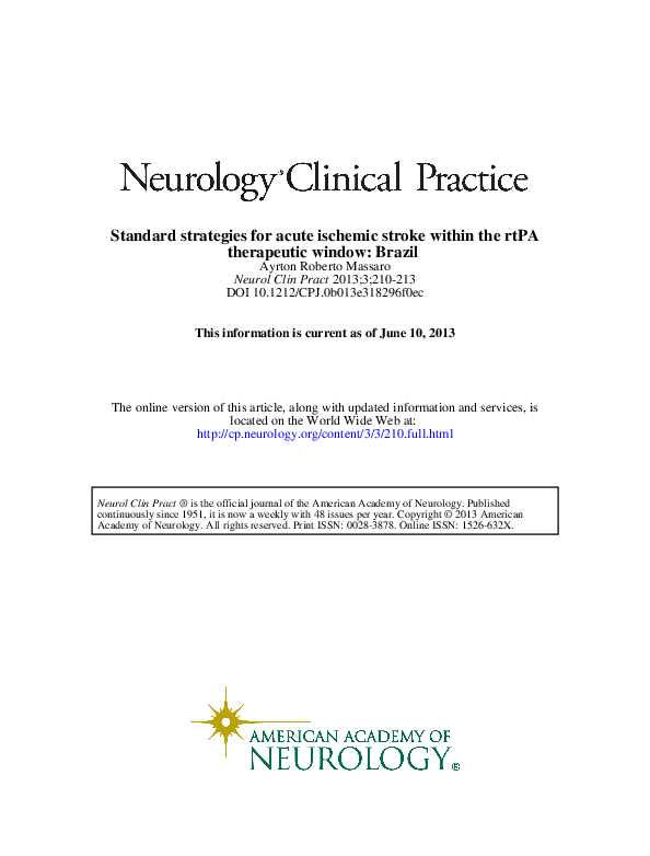 (PDF) Neurology Clinical Practice
