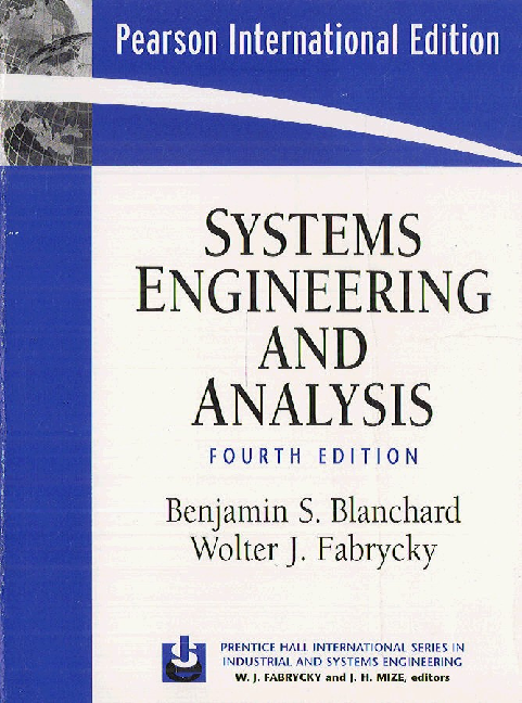 (PDF) Systems engineering and analysis. Third edition