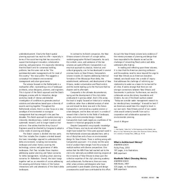 (PDF) What is Architectural History? and Manfredo Tafuri: Choosing History