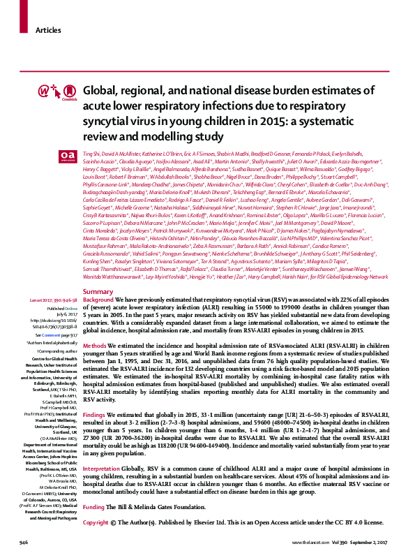 (PDF) Global, regional, and national disease burden estimates of acute ...