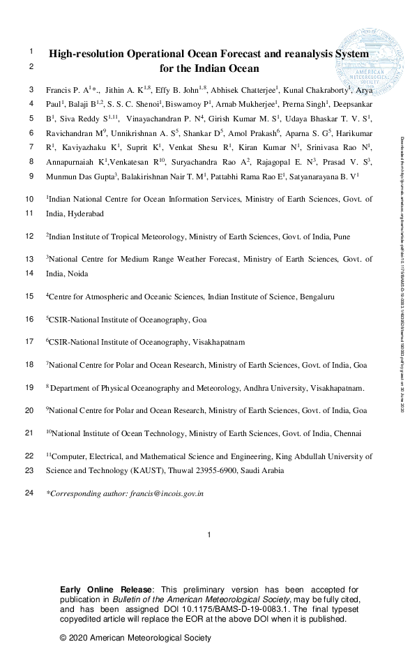 (PDF) High-resolution Operational Ocean Forecast and reanalysis System ...