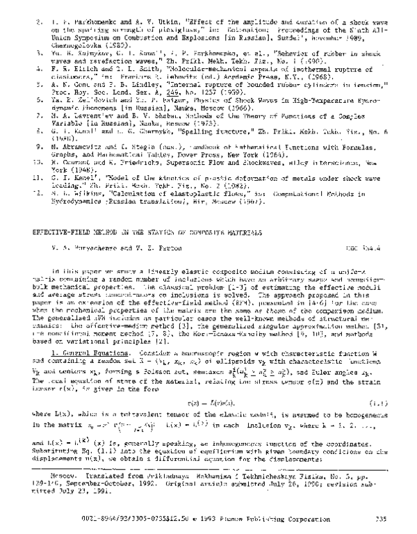 (PDF) Effective-field method in the statics of composite materials