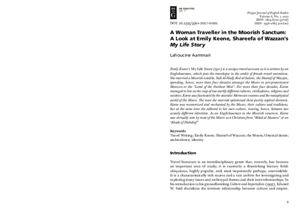 (PDF) A Woman Traveller in the Moorish Sanctum: A Look at Emily Keene ...