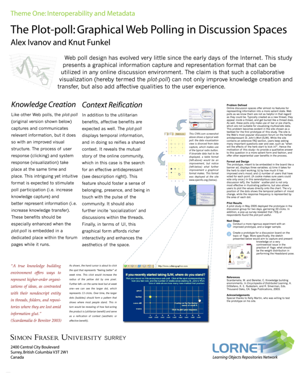 (PDF) Graphical Web Polling for Online Discussion Spaces