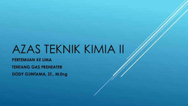 (PDF) AZAS TEKNIK KIMIA II