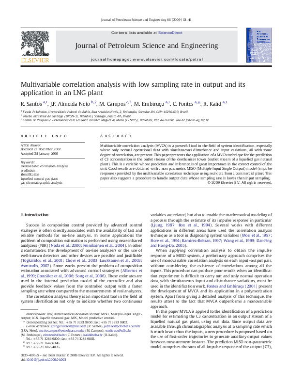 (PDF) Multivariable correlation analysis with low sampling rate in ...