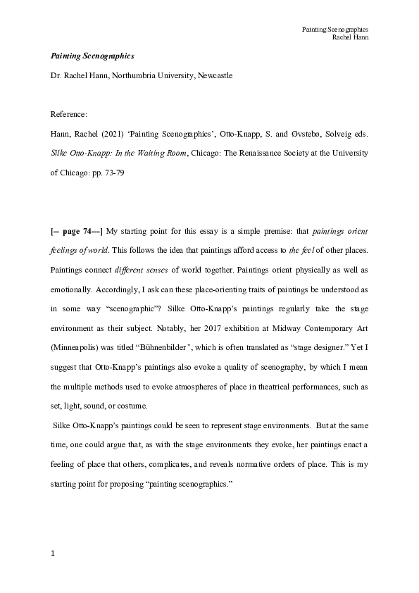 (DOC) Painting Scenographics