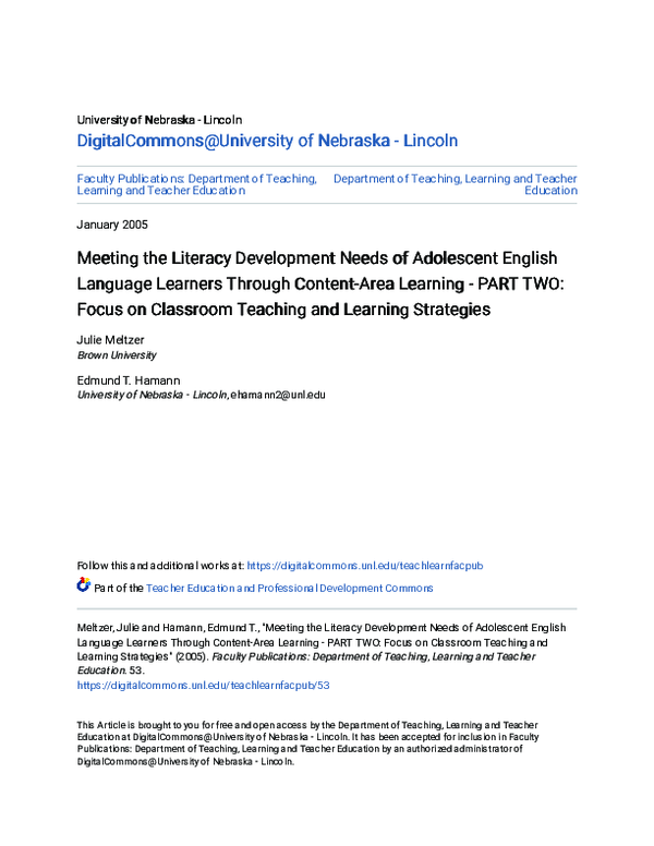 (PDF) Developing Literacy in Second-Language Learners | Shelley Wong - Academia.edu