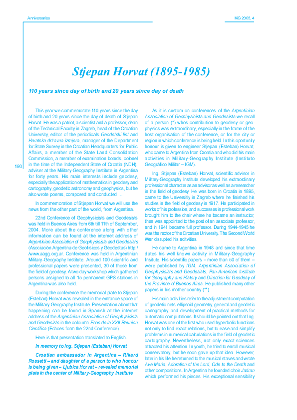 (PDF) Stjepan Horvat (1895-1985), 110 years since day of birth and 20 ...