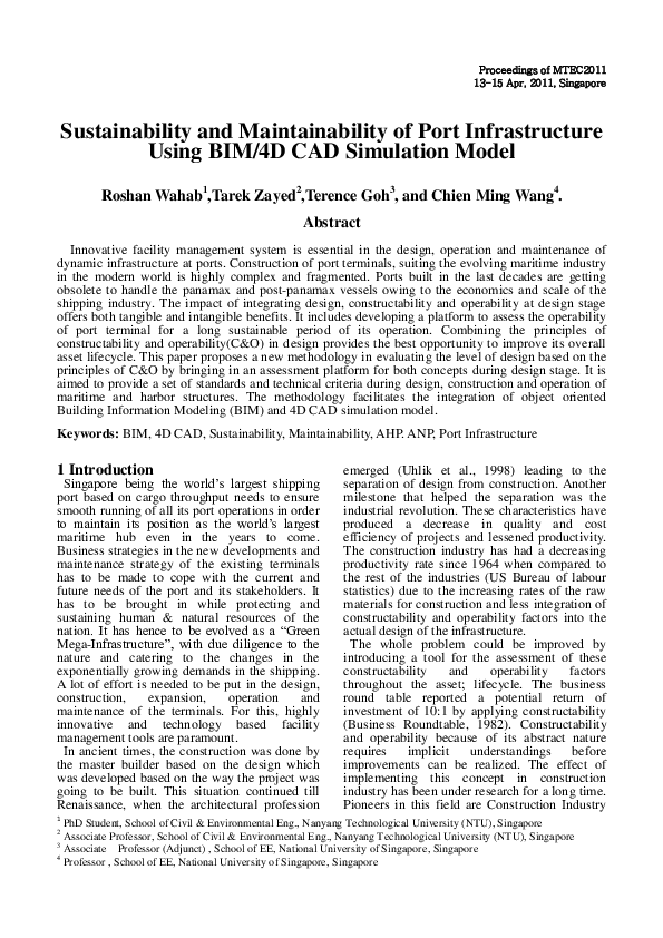 (PDF) Wahab, R., Zayed, T., Goh, T., and Wang, C. (2011 ...