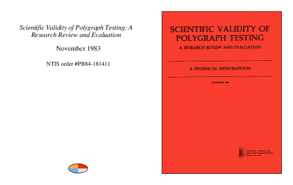 (PDF) Scientific validity of polygraph testing: a research review and ...