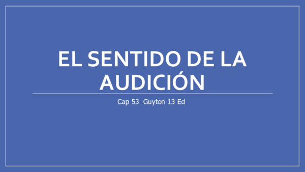(PPT) Canp 53 El sentido de la audicion 2021