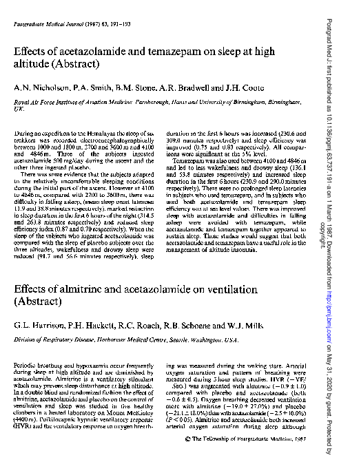 (PDF) Effects of almitrine and acetazolamide on ventilation (Abstract)