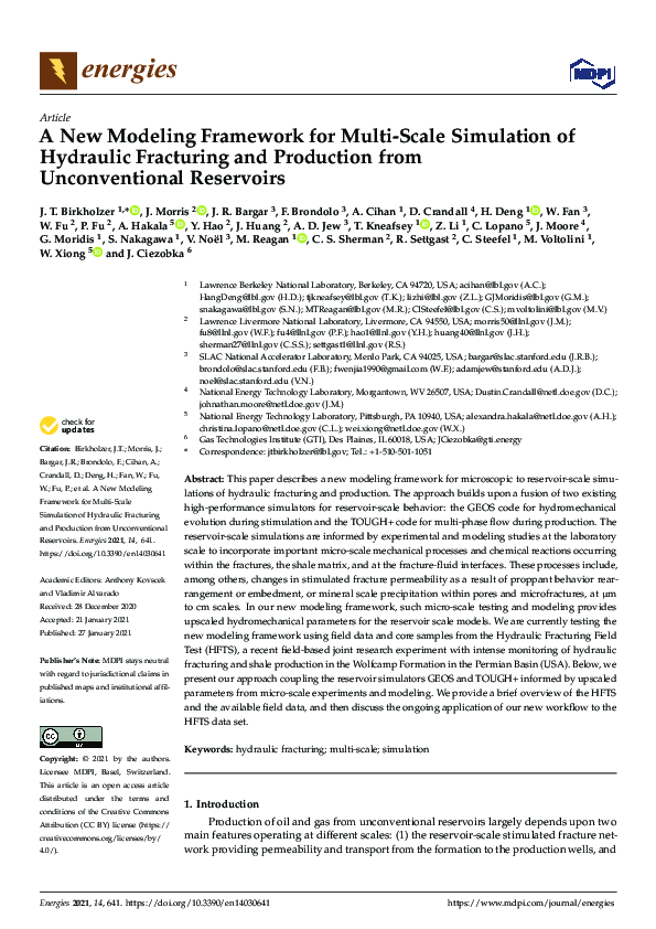 (PDF) Multi-Scale Hydraulic Fracturing Simulation Framework
