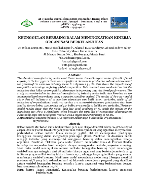 (PDF) Peran Manajerial Sumber Daya Manusia Sebagai Keunggulan Bersaing ...