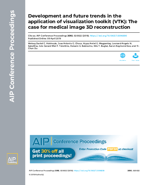(PDF) Development and future trends in the application of visualization ...