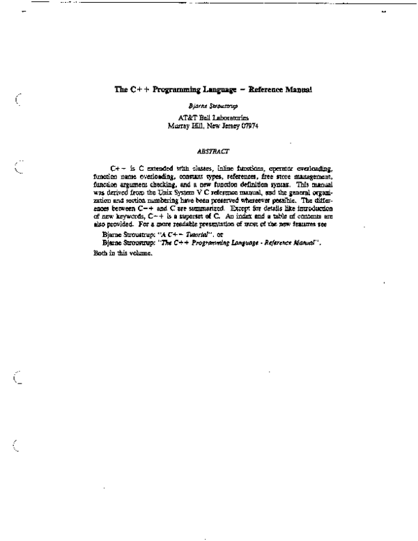 (PDF) The Collection Programming Language-Reference Manual