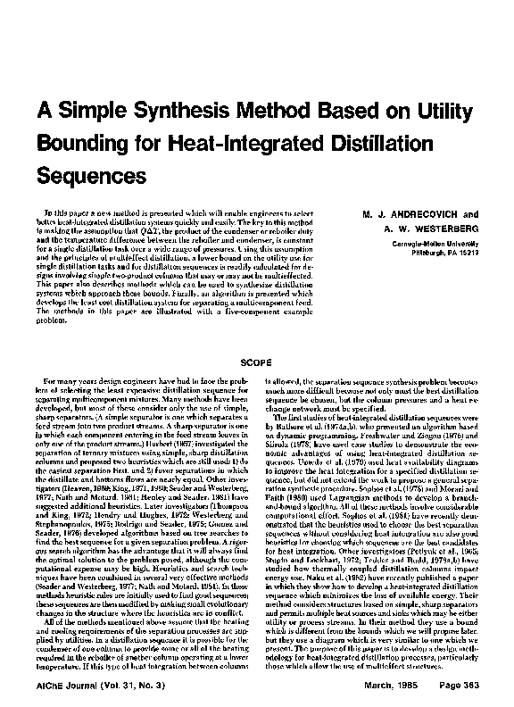 (PDF) A Simple Synthesis Method Based on Utility Bounding for Heat ...