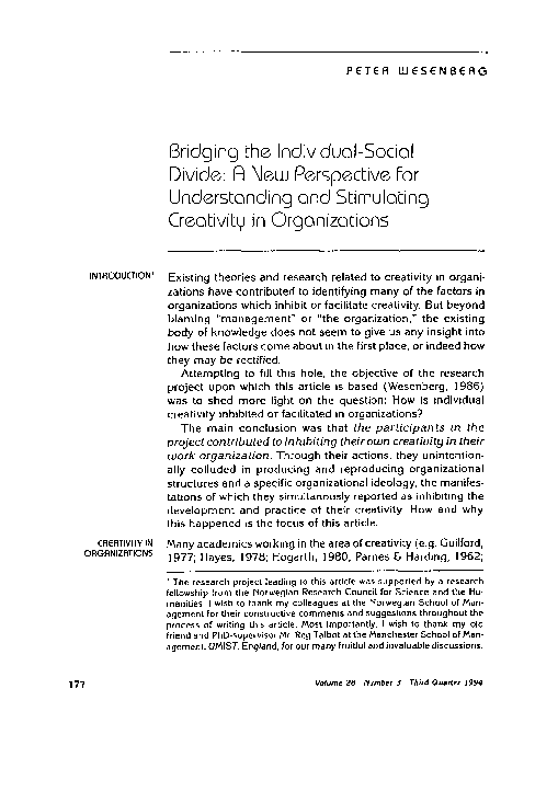 (PDF) Bridging the individual-social divide: A new perspective for ...