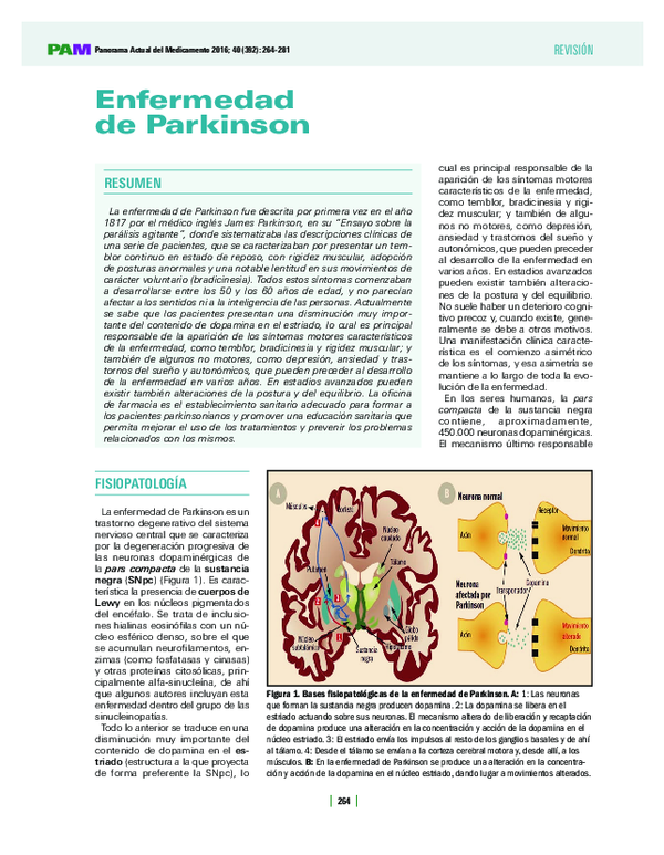 (PDF) Enfermedad de Parkinson