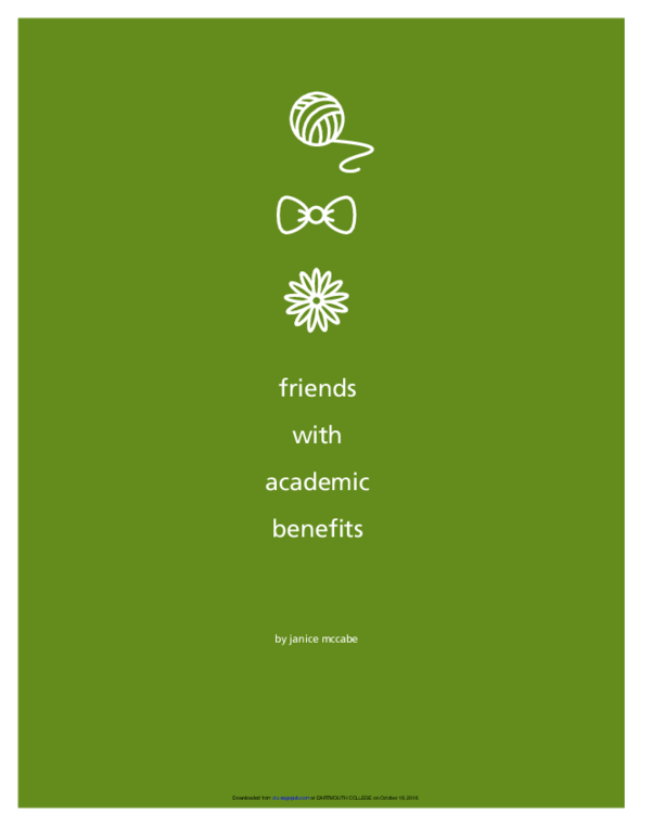 (PDF) Friends with Academic Benefits