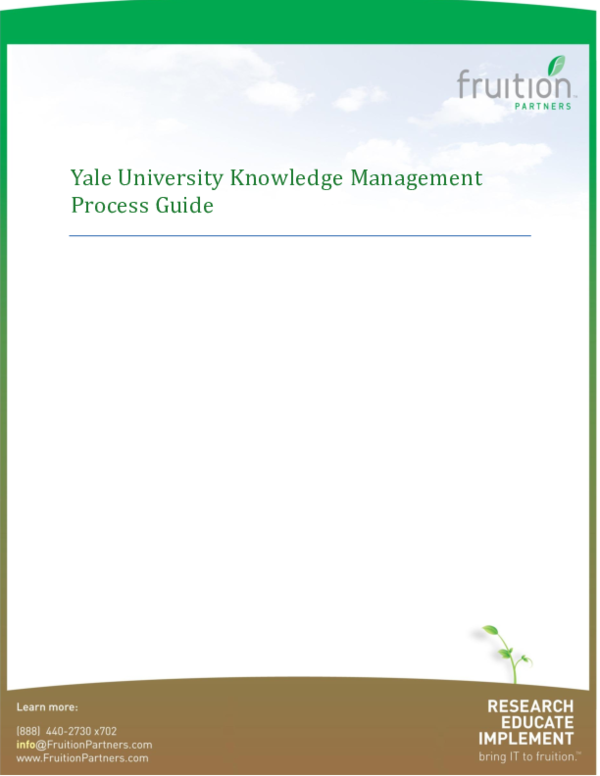 (PDF) Knowledge Management Process Document v05