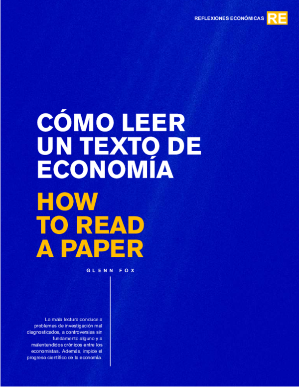 (PDF) How to Read a Paper