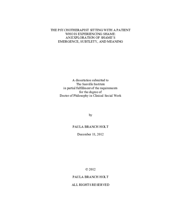 (DOC) Final Shame Dissertation