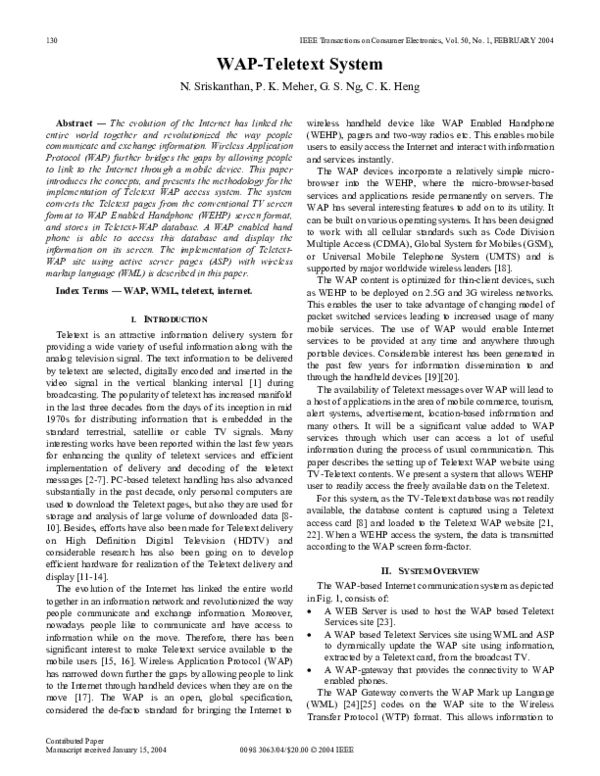 (PDF) WAP-teletext system