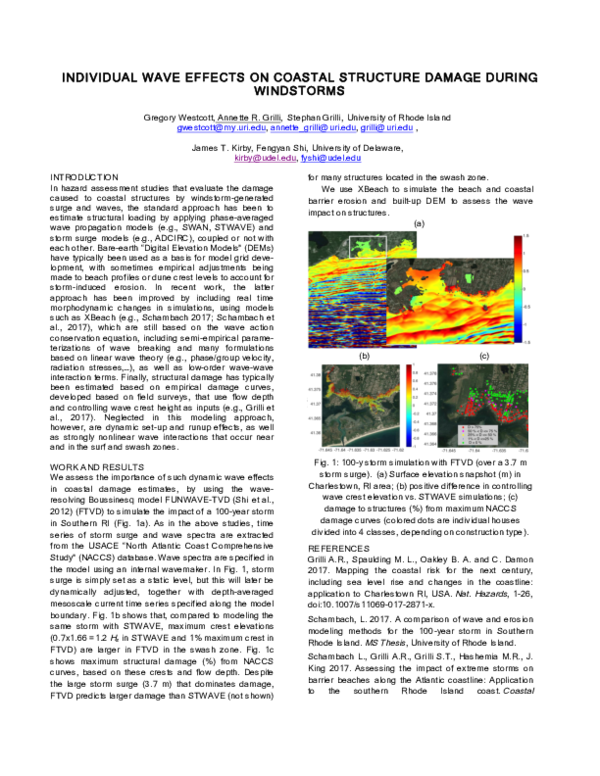 (PDF) Individual Wave Effects on Coastal Structure Damage During Windstorms