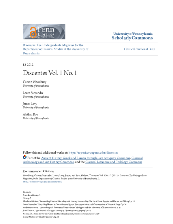 (PDF) Discentes Vol. 1 No. 1