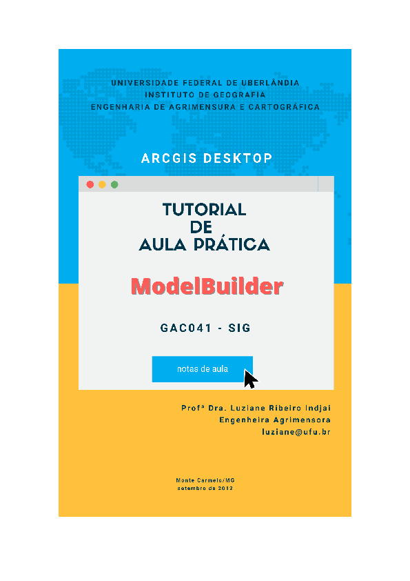 (PDF) ModelBuilder - Tutorial de aula prática