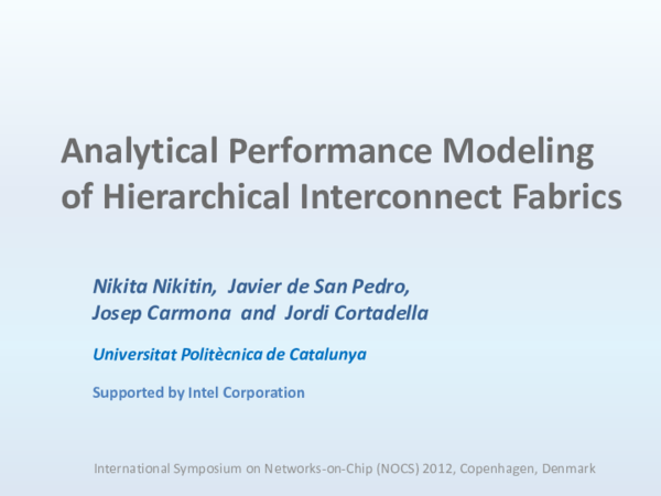(PDF) Analytical performance modeling of hierarchical mass storage systems