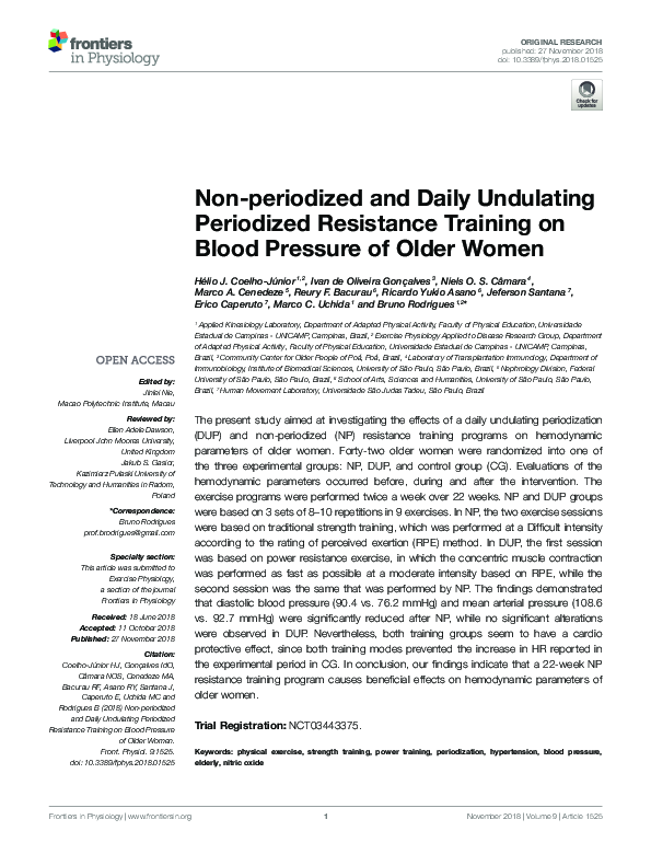 (PDF) Non-periodized and Daily Undulating Periodized Resistance ...