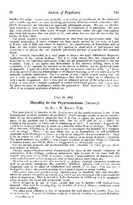 (PDF) Heredity in the Psychoneuroses (Summary)