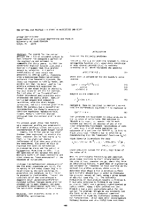 (PDF) The optimal fin profile — a study in heuristics and rigor ...