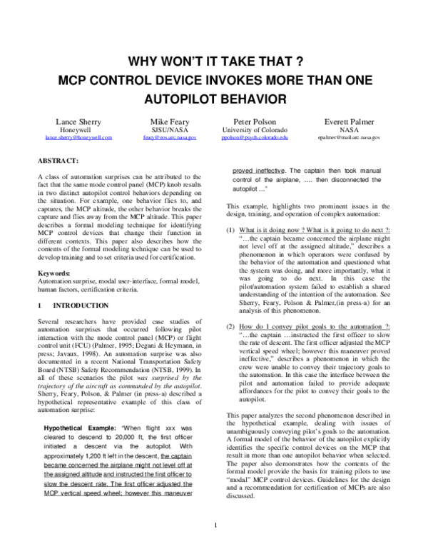 (PDF) Why Won’t It Take That? MCP Control Device Invokes More Than One ...