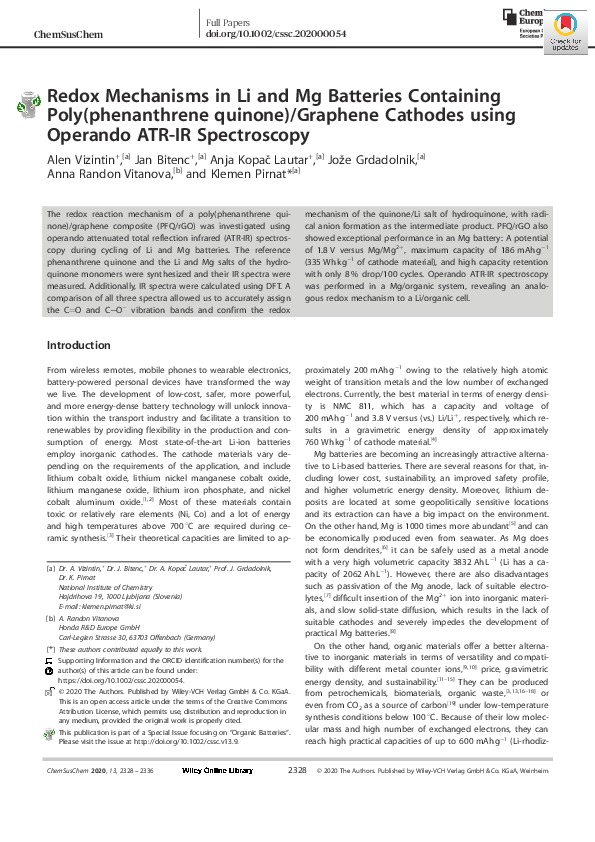 (PDF) Poly(phenanthrene quinone)/graphene cathode material and ...